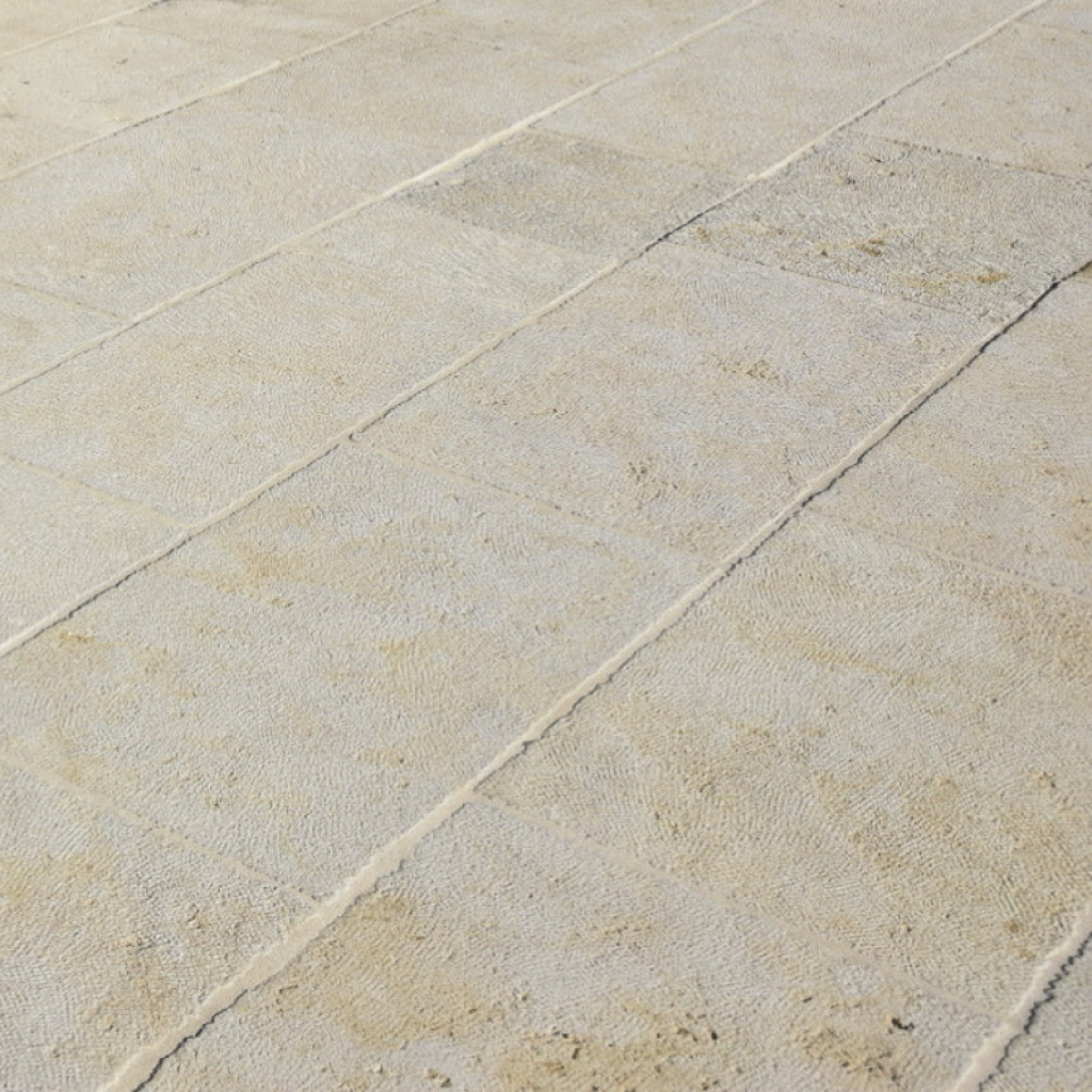 Dallage Pierre Naturelle Beige Castel en Calcaire Naturel - Ligerio