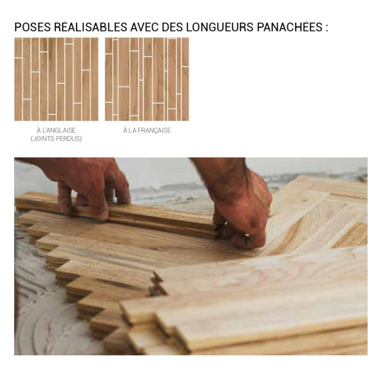 Parquet Bâton rompu chêne massif Campagne - Ligerio