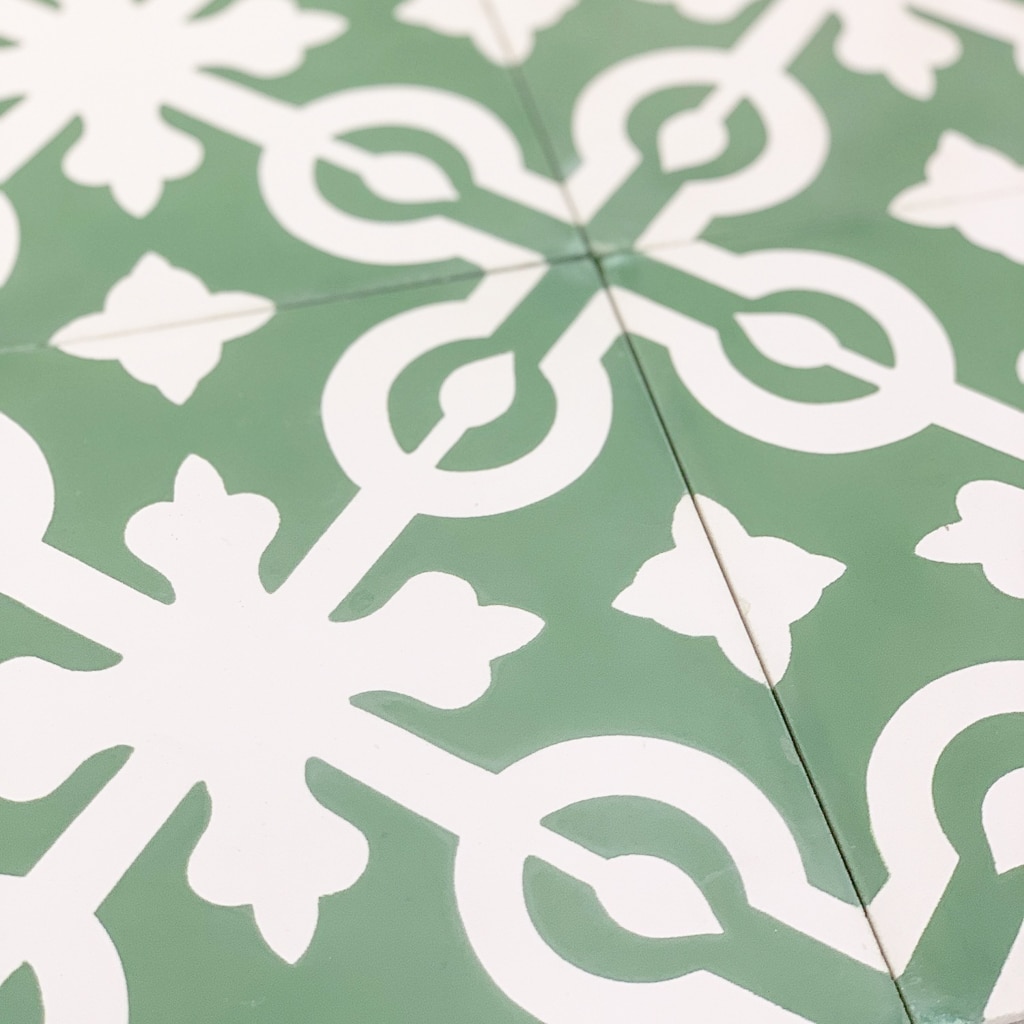 Carreau de ciment Vert de gris - Ligerio