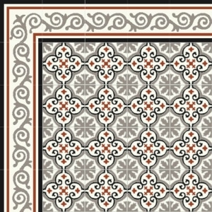 Frise de carreaux de ciment Arabesque - Ligerio