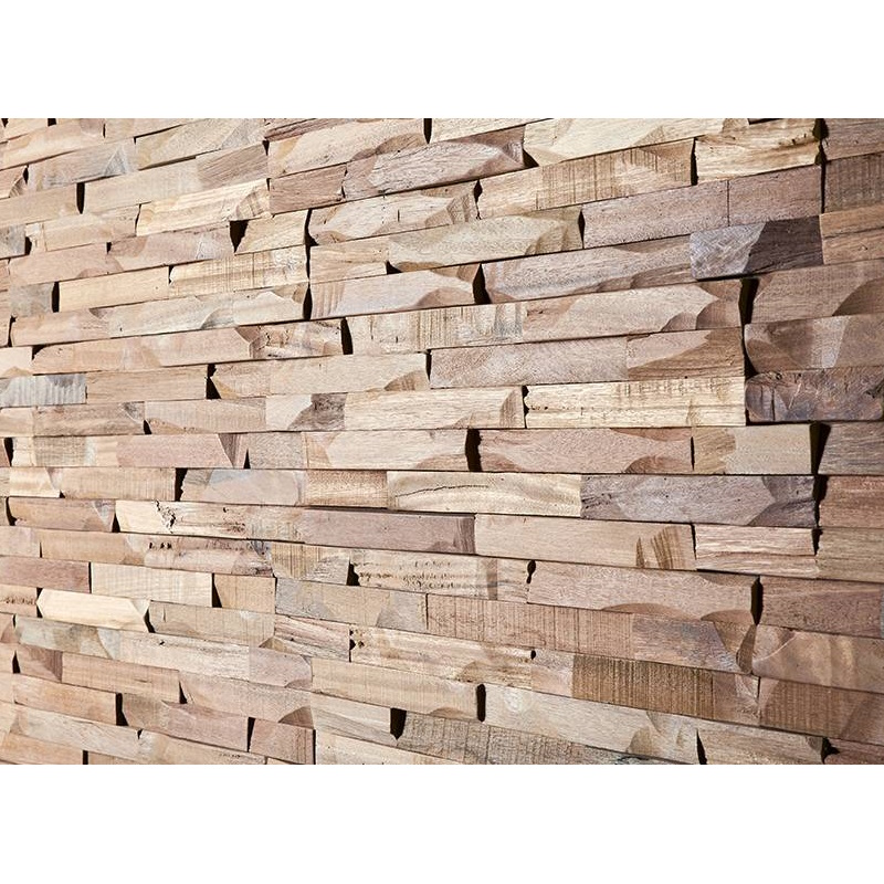 Parement bois exotique bangkirai Brut raboté déstructuré - Ligerio